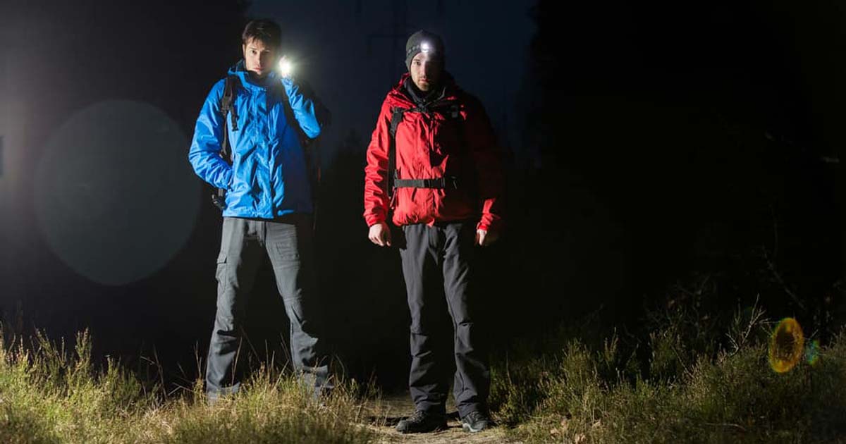 Signalling for help when lost or injured on a hike