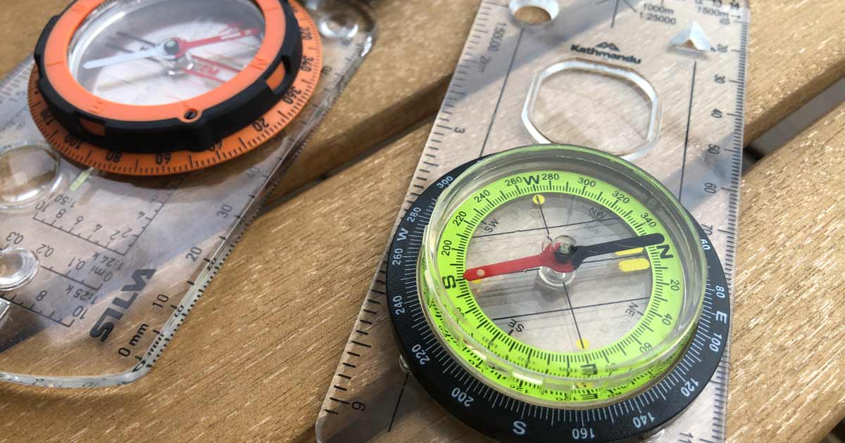Understanding reverse polarity in a compass