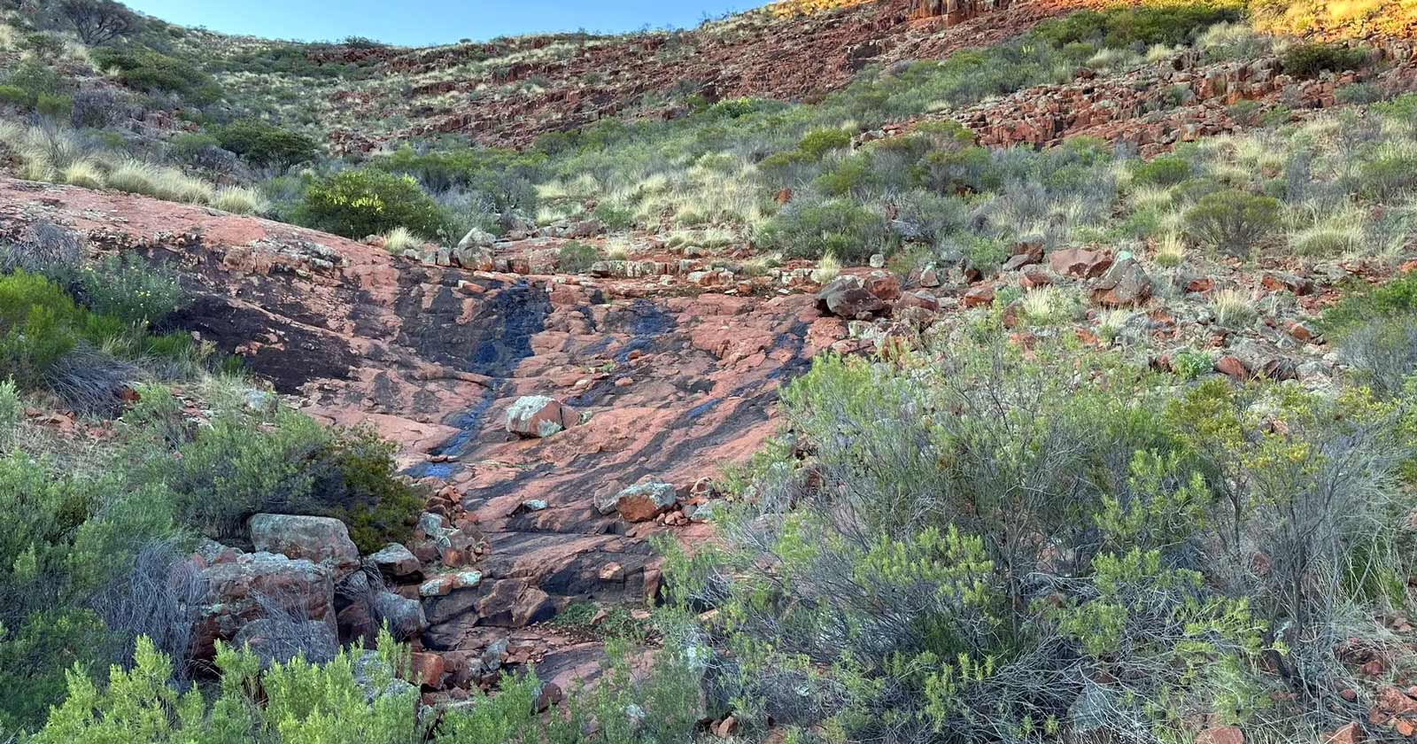 Mount Fairview Rock Pool (600m) - Gawler Ranges National Park, Sa